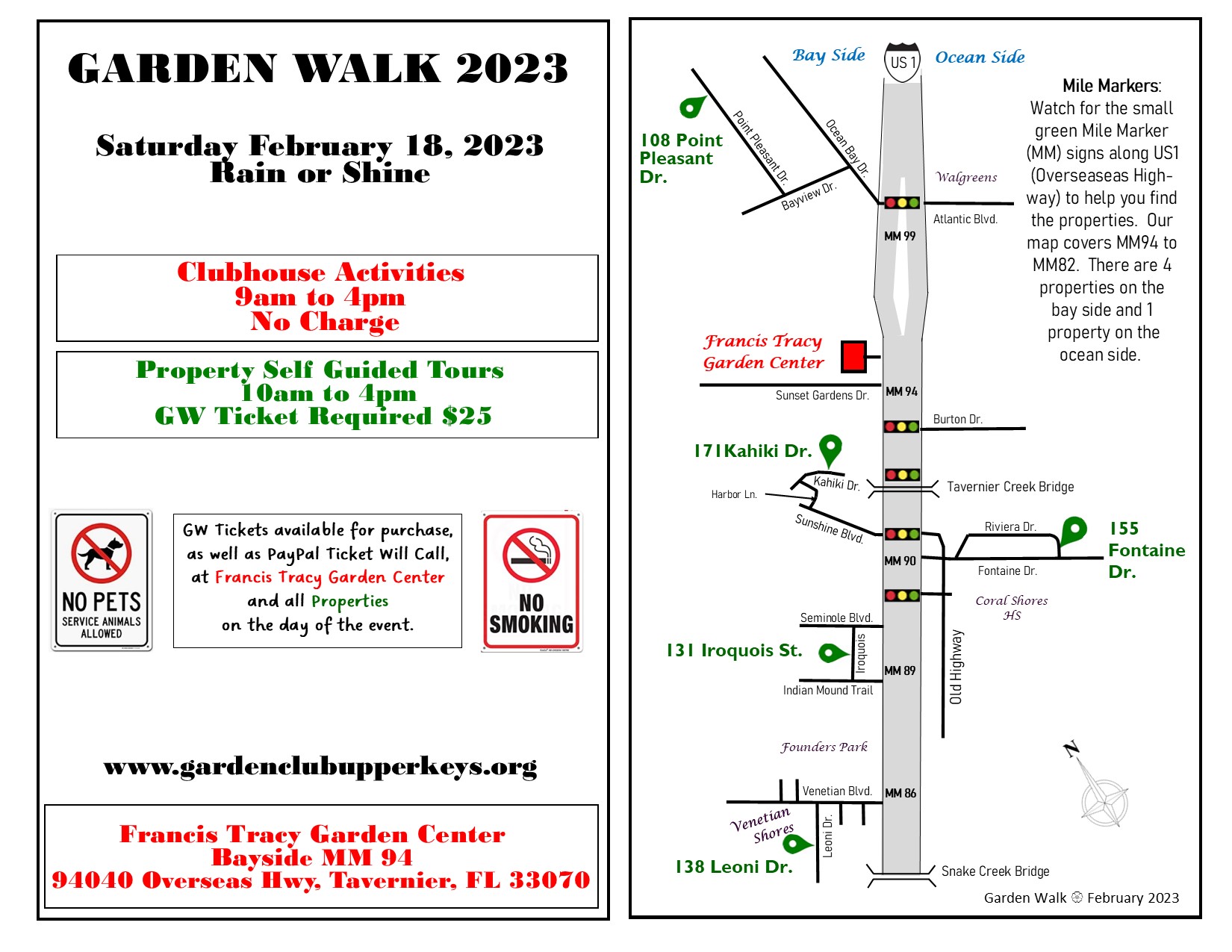 Garden Walk Tickets – Garden Club of the Upper Keys